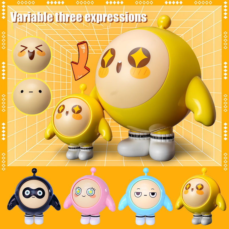 Eggman Party Face Changing Doll Toy Puppet Fighting Turn Fun Meninos E ...