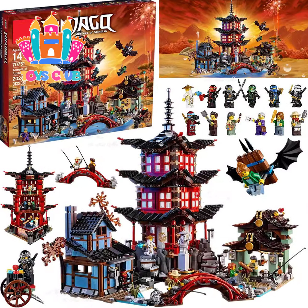 TEMPLO DE NINJA BUILDING BLOCKS SET , COMPATÍVEL COM LEPONED BLOCK TOY ...