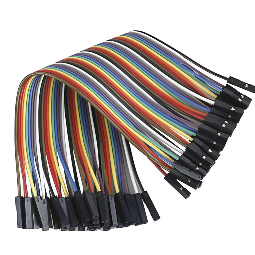 Kit Jumpers Fêmea X Fêmea 40 Unidades 30cm Arduino | Shopee Brasil