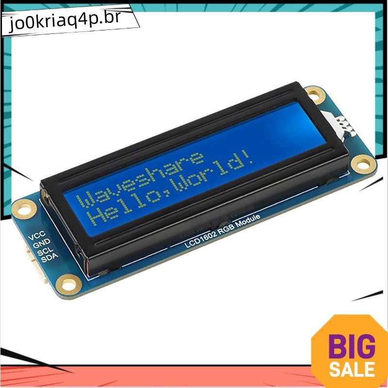 Visor LCD Waveshare LCD1602 32 Caracteres 3.3V/5V Fonte De Alimentação ...
