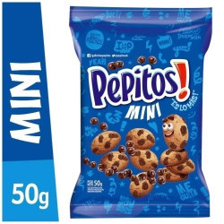 Biscoito Mini Cookies Pepitos 50gr | Shopee Brasil