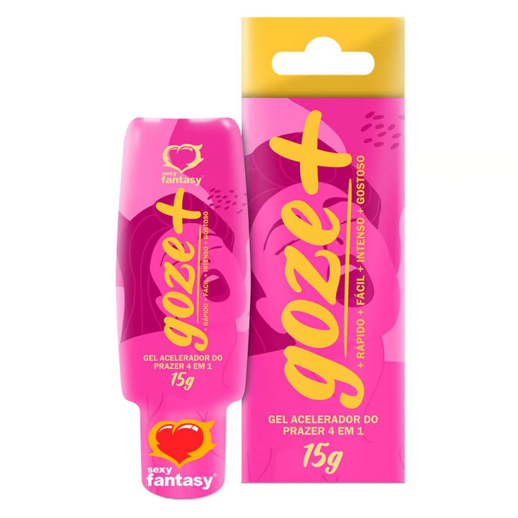 KIT COM 2 Goze+ 4 em 1 – Gel de Prazer Feminino 15ml Sexy Fantasy | Shopee Brasil