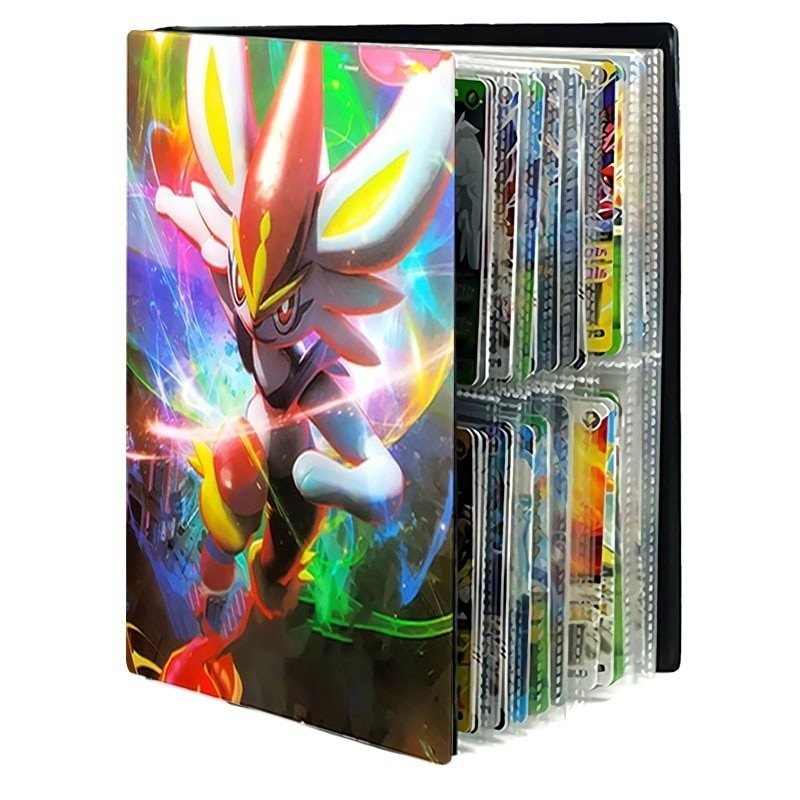 Pokemon Cards Album Book Cool Coleções Cartoon Anime Game Binder Pasta ...