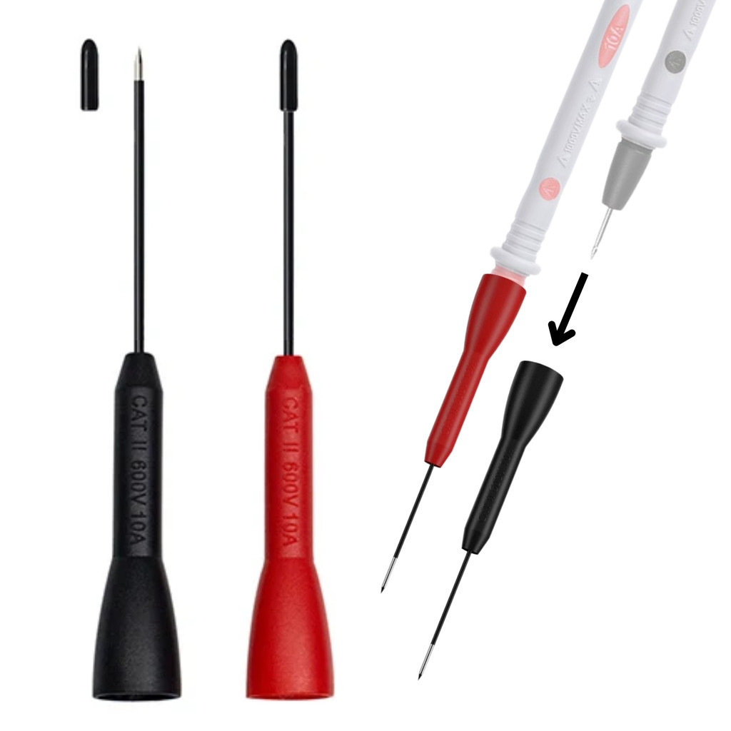 Ponta Agulha 1mm para Cabo de Multímetro 10A 600V CAT II - PST1045 ...