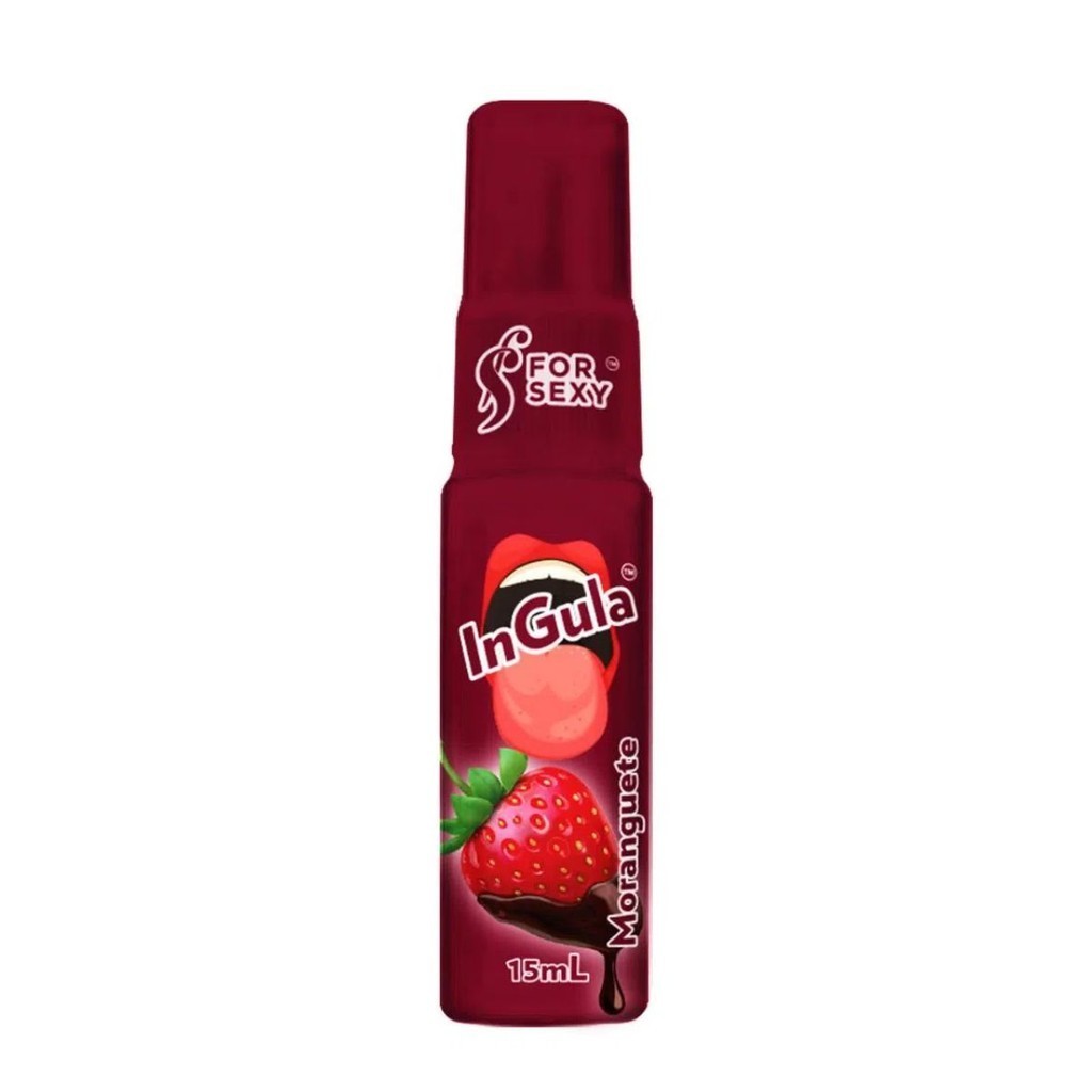 InGula Spray Lubrificante Oral Moranguete 15ml For Sexy | Shopee Brasil