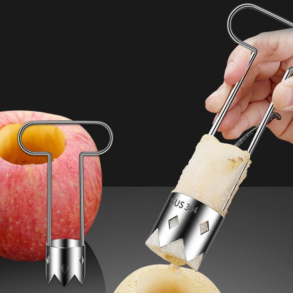 Frutas Maçã Pêra Corer Removedor 304 Aço Inoxidável Fácil Torção Núcleo ...