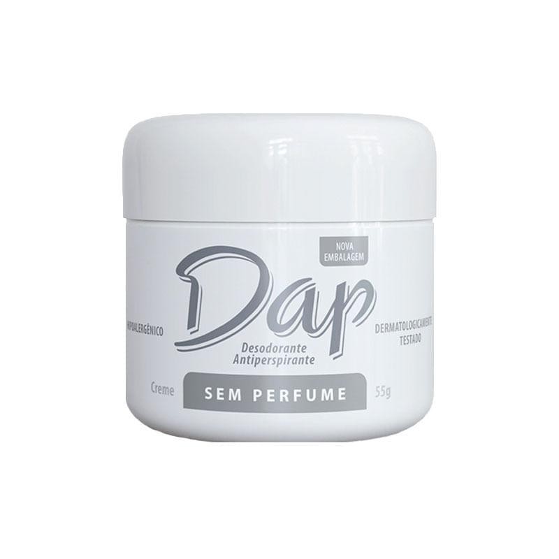 Desodorante Antiperspirante Dap Creme Sem Perfume 55g | Shopee Brasil