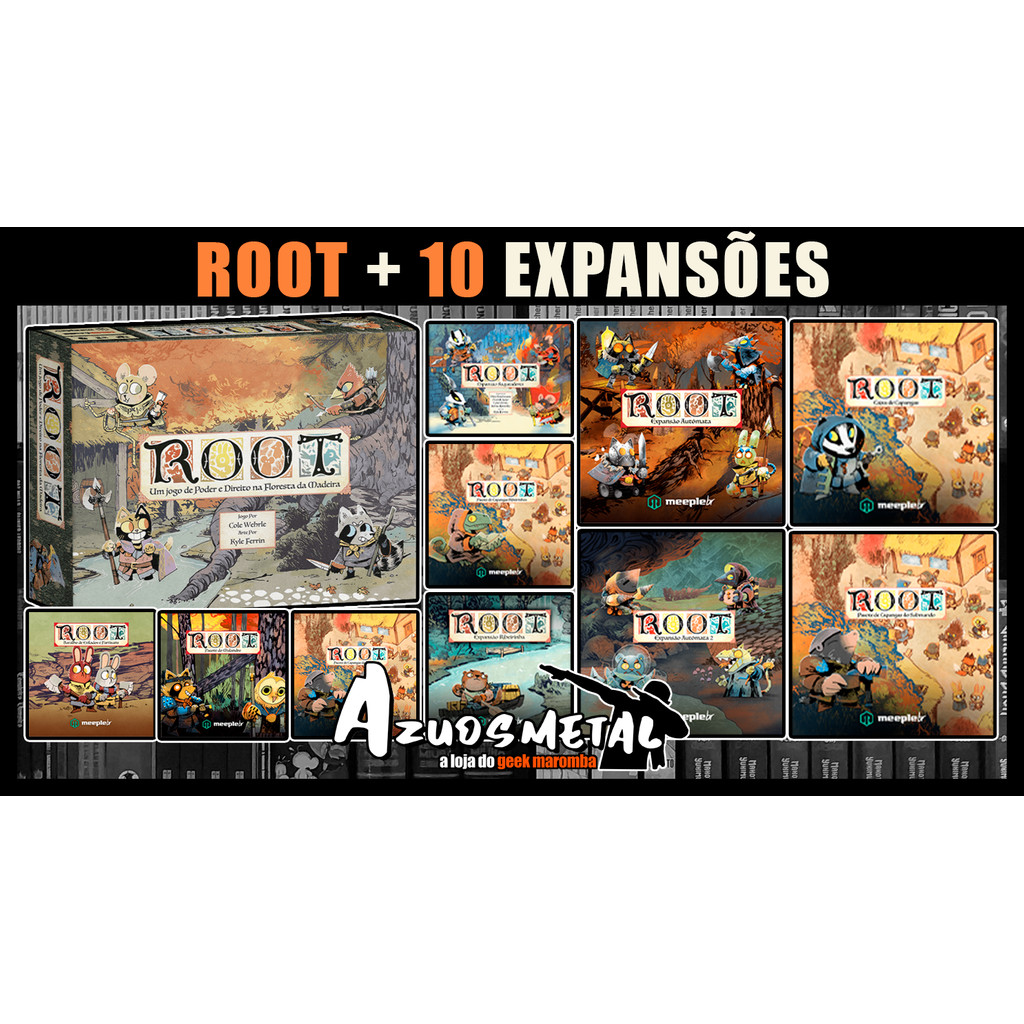 Kit Root + 10 Expansões - Jogo de Tabuleiro [Board Game: Meeple BR ...