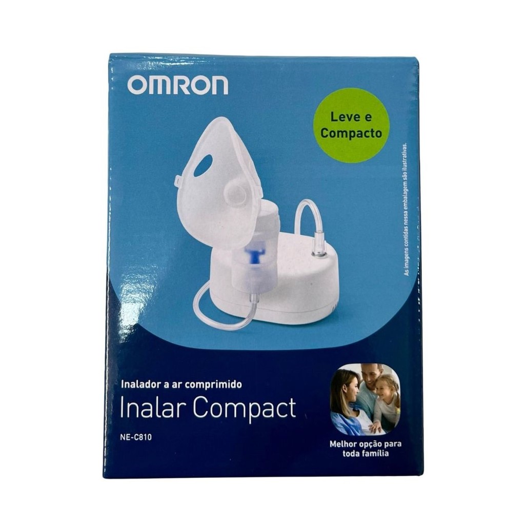Inalador Nebulizador Compressor Inalar Compact NE-C810 Omron | Shopee ...