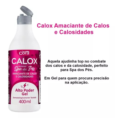Calox Removedor Amolecedor de Calosidades e Cutículas 1000ml 500ml e ...