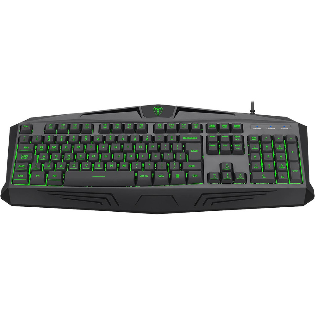 Teclado Gamer T-Dagger Minesweeping Led Verde USB - TGK103 | Shopee Brasil