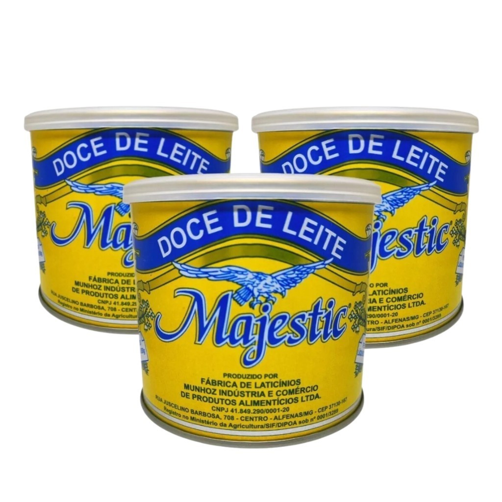 Doce de leite - Kit 3 Latas De 850g | Shopee Brasil