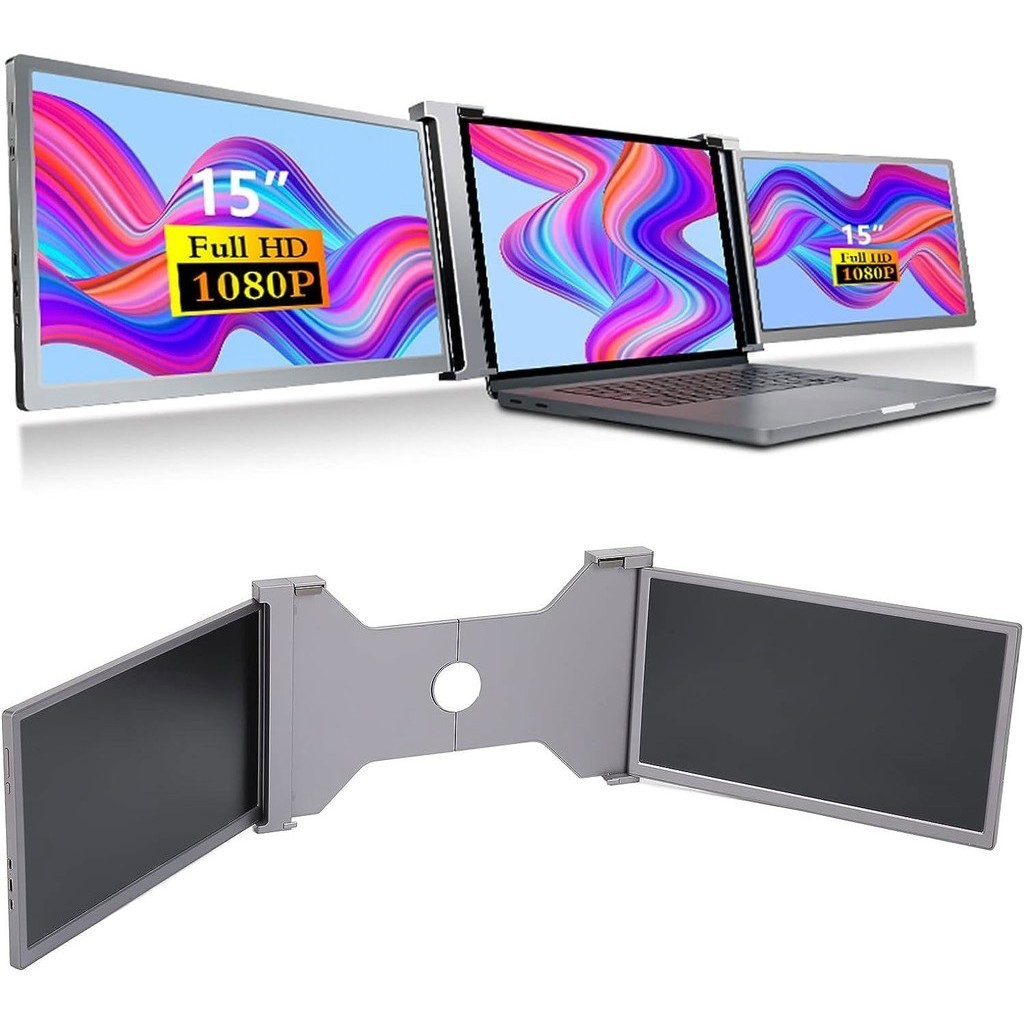 Monitor portátil para notebook 15inch, tela IPS FHD 1080P | Shopee Brasil