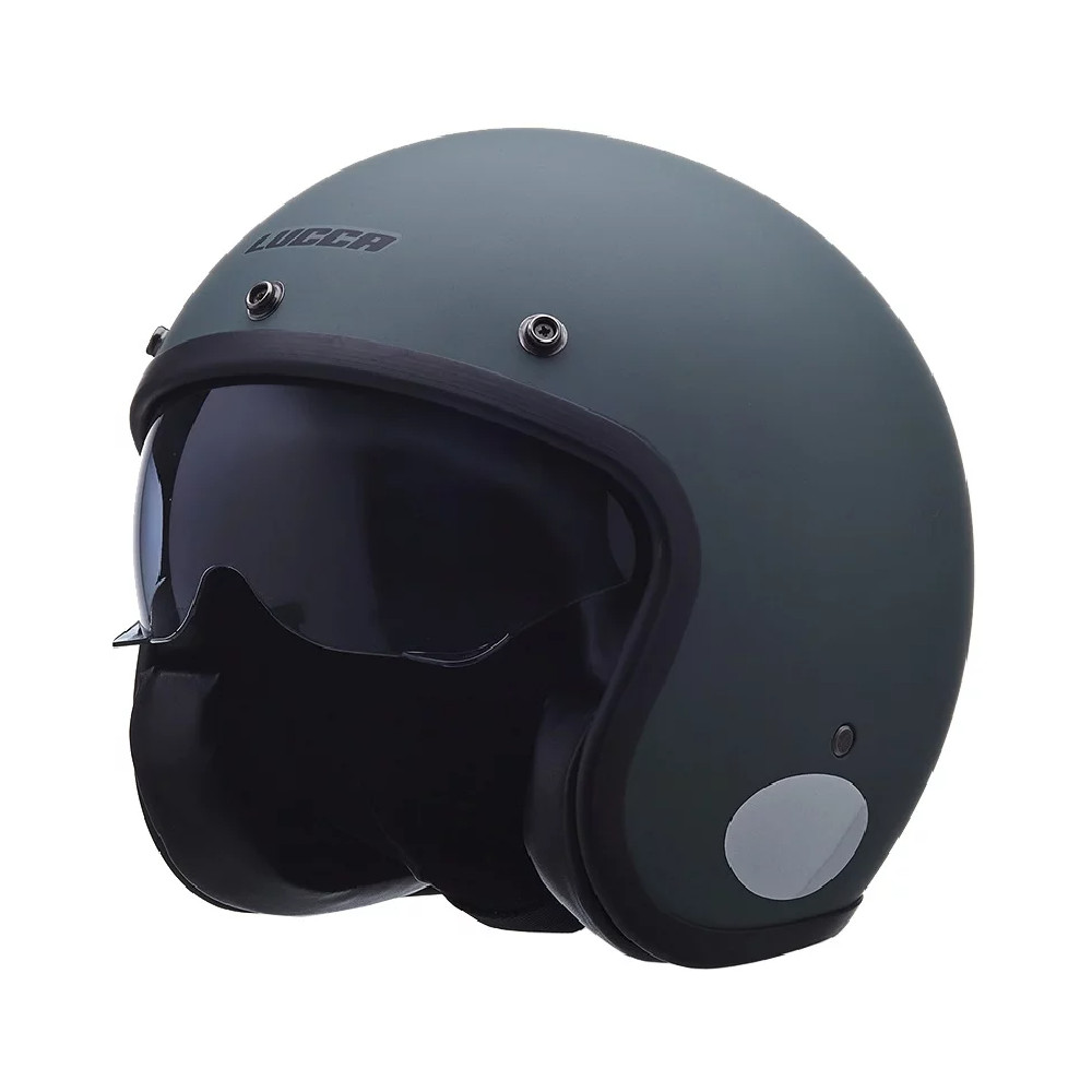Capacete Custom Lucca Sublime Militar Harley | Shopee Brasil