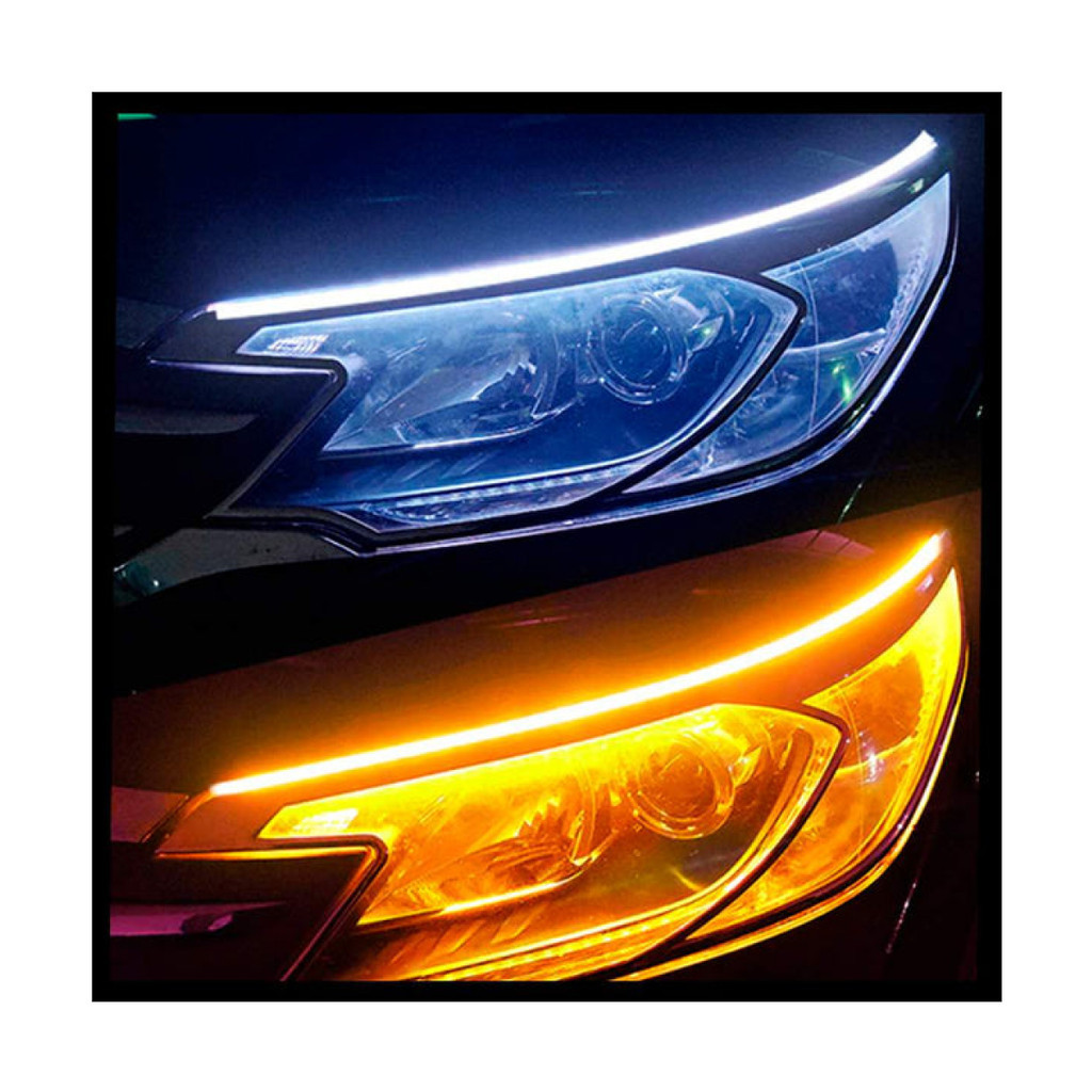 Kit Fitas Led DRL Farol + Seta 12v 45cm Astra 1998 1999 2000 2001 2002 ...