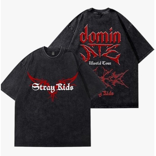 Camiseta Stray Kids domin. Lançamento Unissex Camisa 100% Algodão ...
