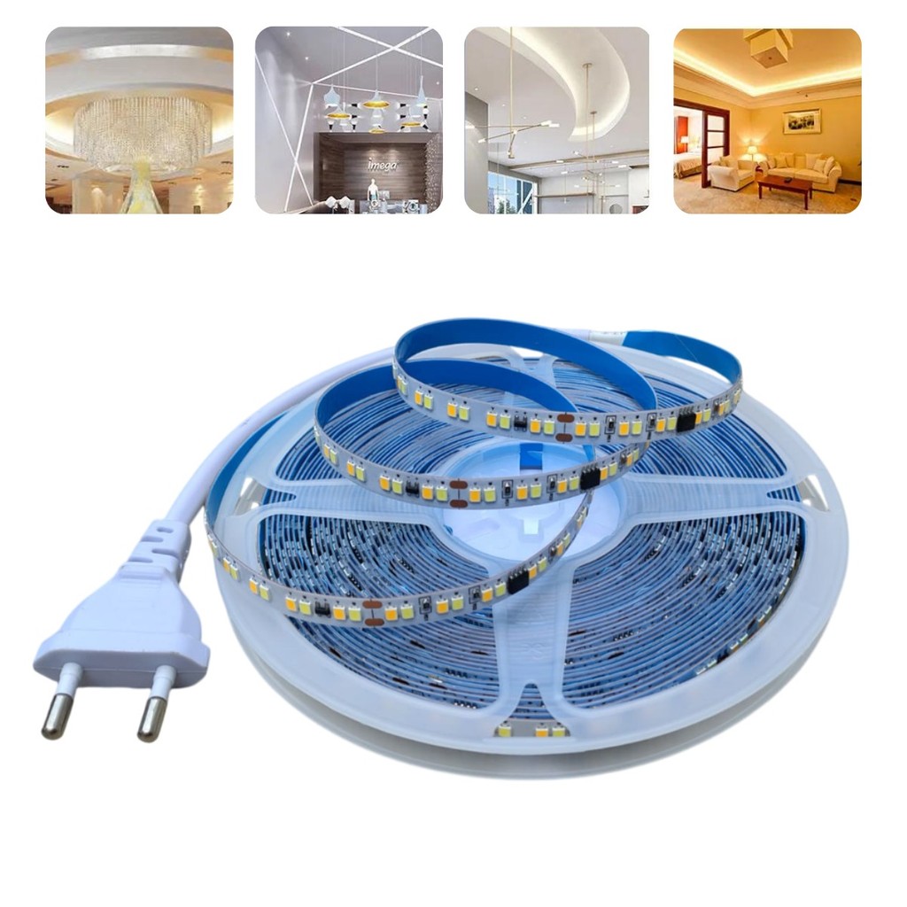 Fita Led 3 Cores De Luzes Quente, Neutra E Fria, 110v 10mts | Shopee Brasil