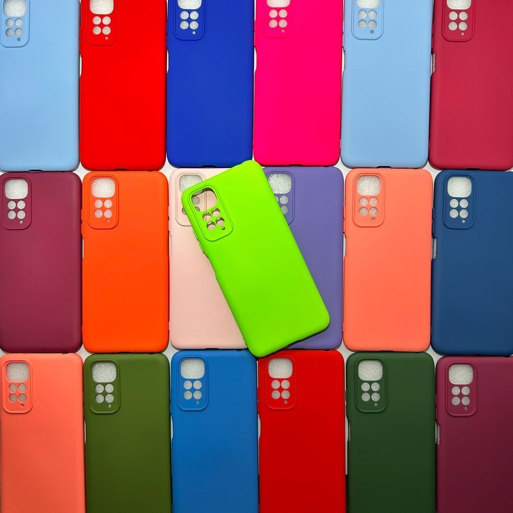 Capa Xiaomi Redmi Note 11 (4G) / Note 11s Silicone Aveludada Colorida ...