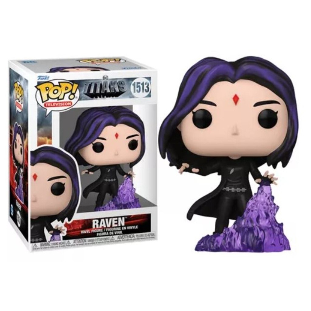 Funko Pop Dc Titans 1513 - Raven | Shopee Brasil