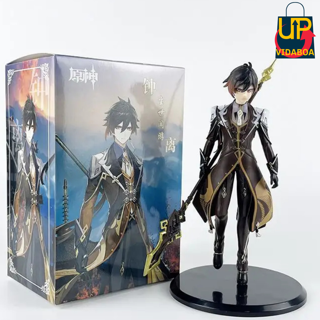 Boneco - Genshin Impact - Zhongli - Action Figure 19cm | Shopee Brasil