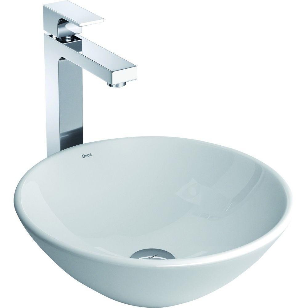 Cuba De Apoio Redonda 35cm L155 Branco Deca | Shopee Brasil