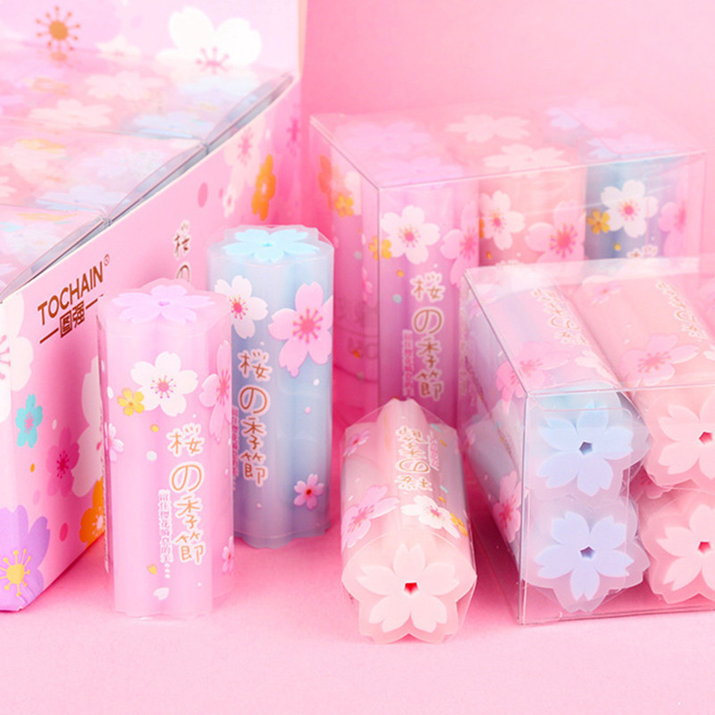 Borracha Adorável Inovadora Com Design Sakura , Em Formato De Para ...