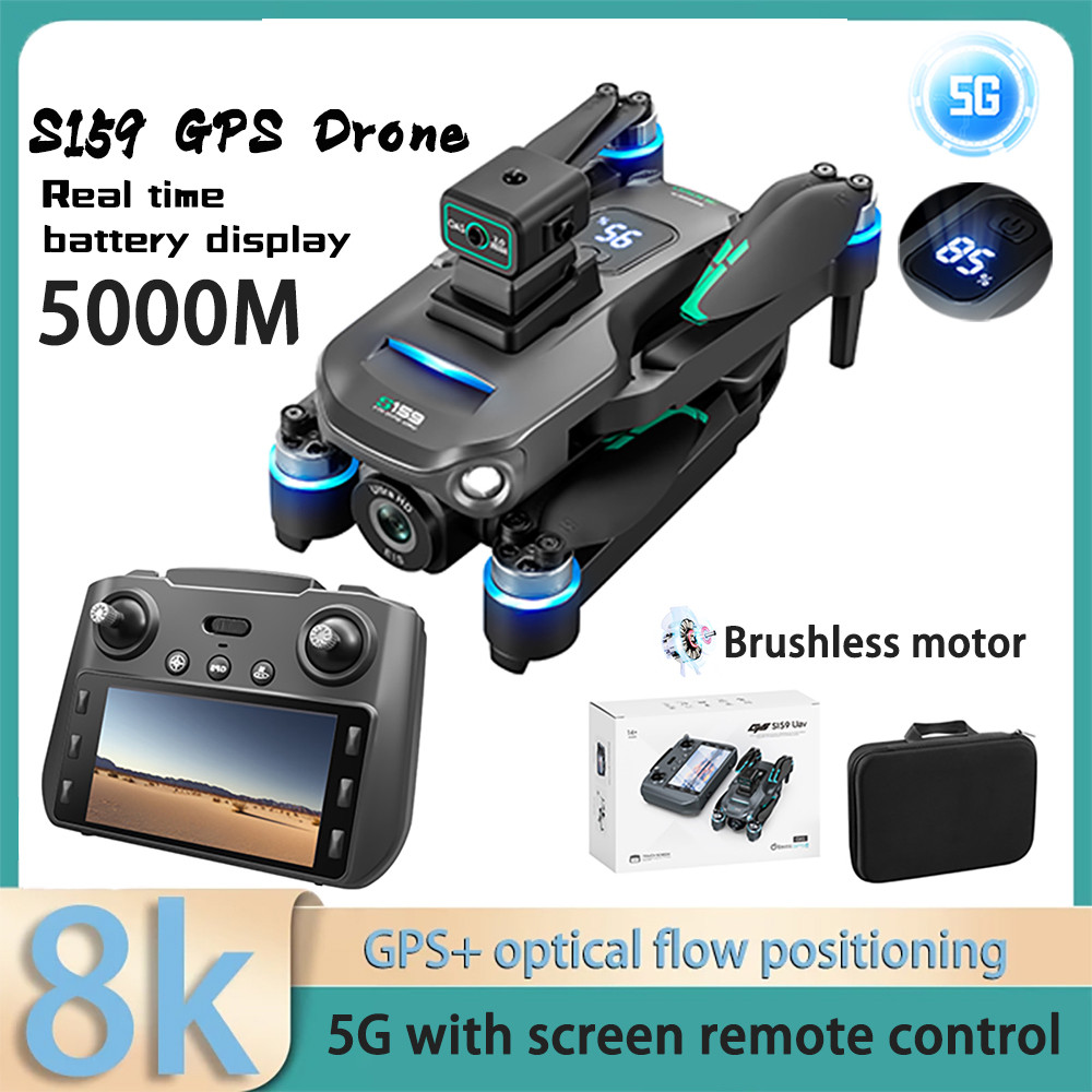 2024 Novo S159 Drone 8K HD Tela Da Câmera Enviar Cartão De Memória 5G Transferência De Imagem ...