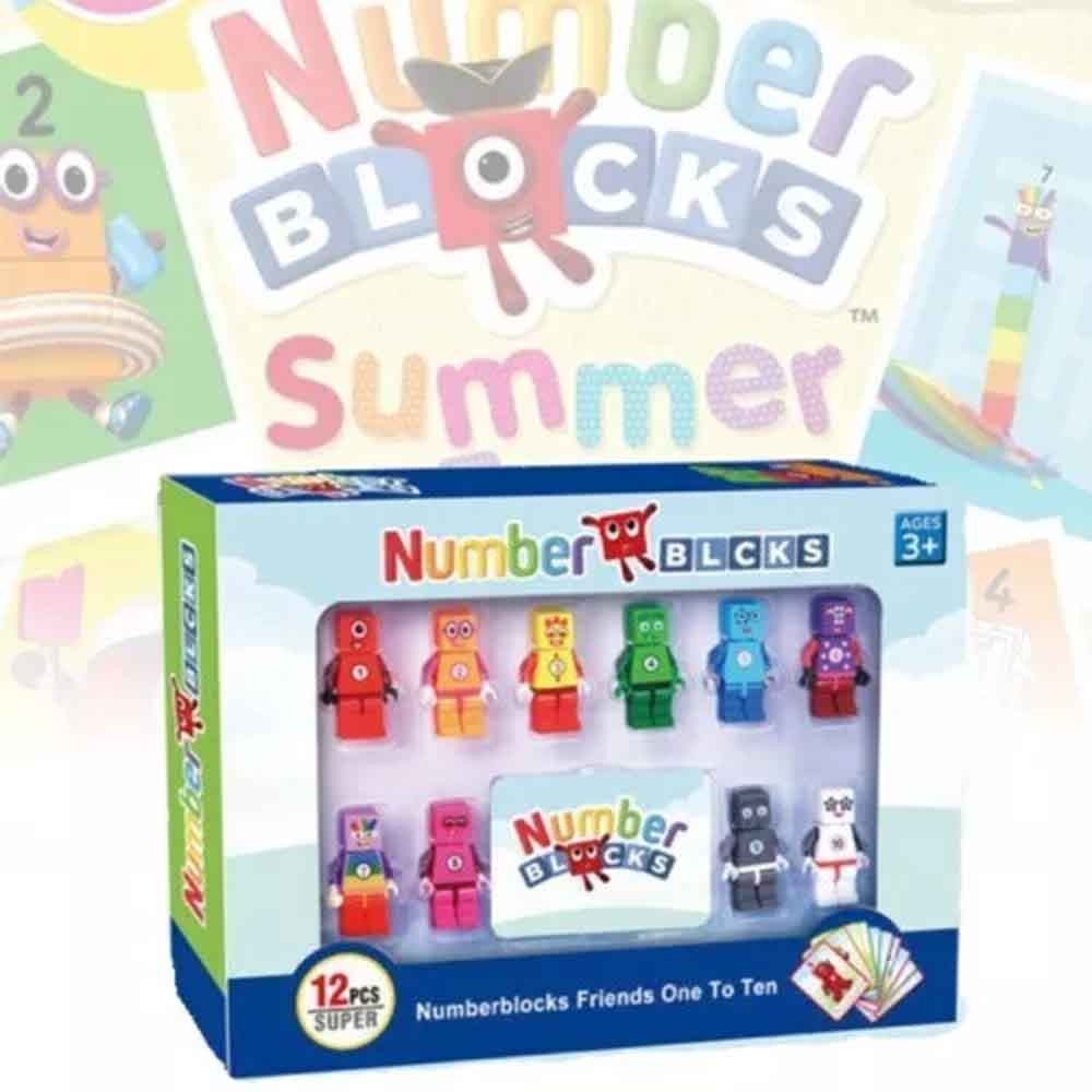 12Pcs Numberblocks Friends One to Ten Blocks Learning Resources ...