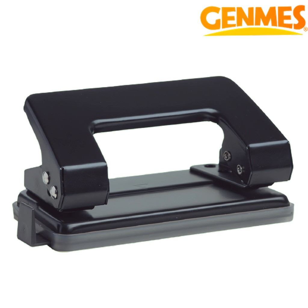 Perfurador/Furador de Papel 2 Furos Genmes Profissional Pequeno Até 12 ...