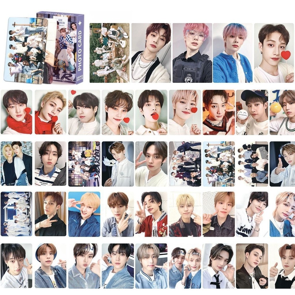 50-119pcs STRAY KIDS Holographic Laser Lomo cards SKZ Magic School Album Photocards Straykids ...
