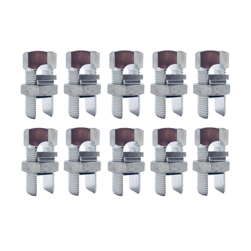 Kit 10 Conector Split Bolt Parafuso Bimetálico Cabo e Fio 25mm | Shopee Brasil