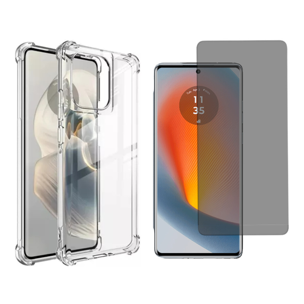 Capa Transparente P/ Moto Edge 50 Ultra + Pel Gel Privativa | Shopee Brasil