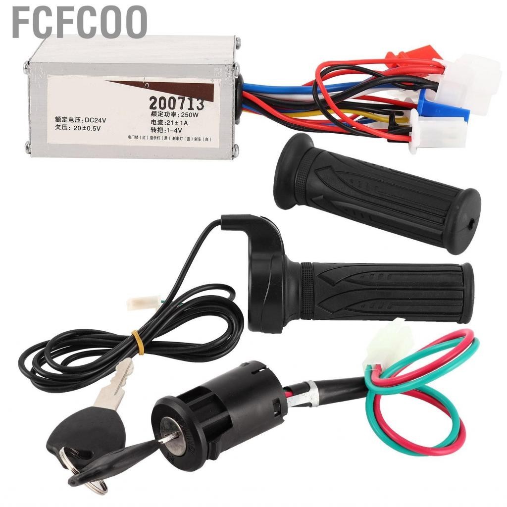 Fcfcoo 24V 250W Electric Motor Speed Controller Throttle Grip kit for E ...