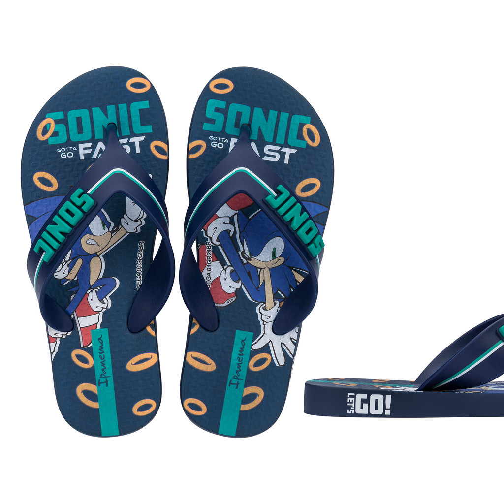 CHINELO IPANEMA SONIC GAME INF-AZUL/VERDE | Shopee Brasil