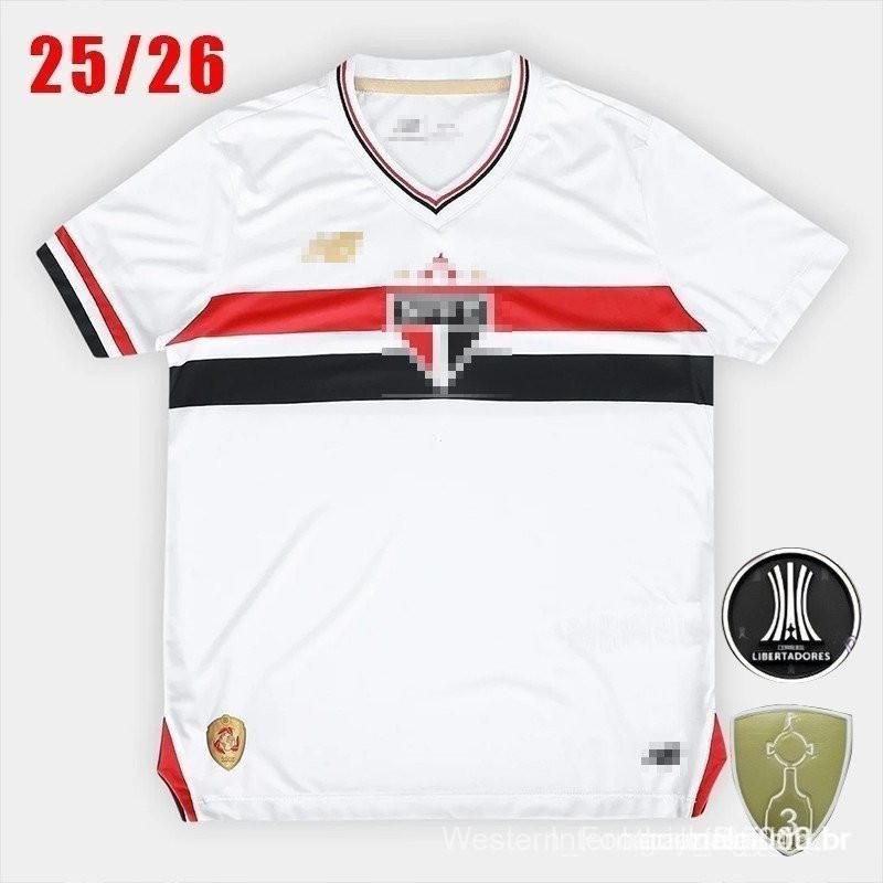 Camiseta de Fã Masculina S0o Pau1o 25/26 BJOP 6Z0F PRMK ASIA | Shopee ...