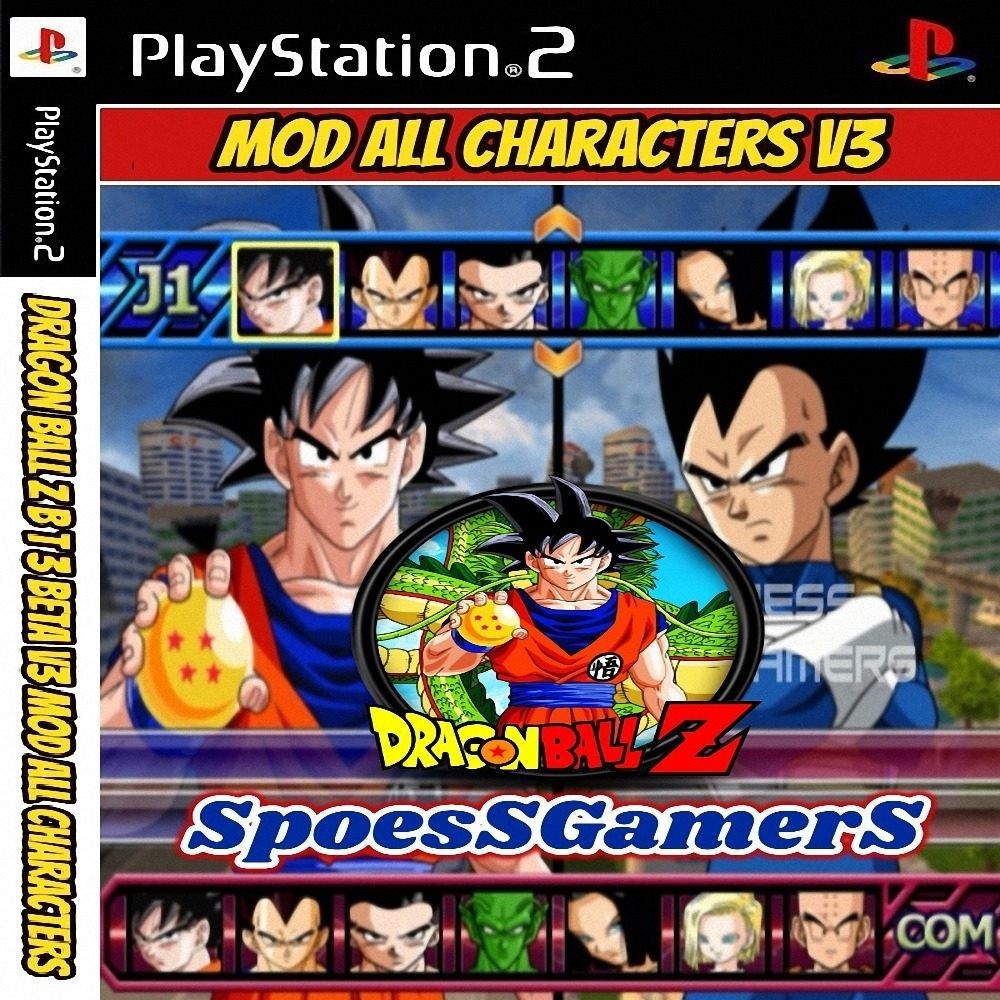 Dragon Ball Ps2 Mod All Characters V3 Patch Me | Shopee Brasil