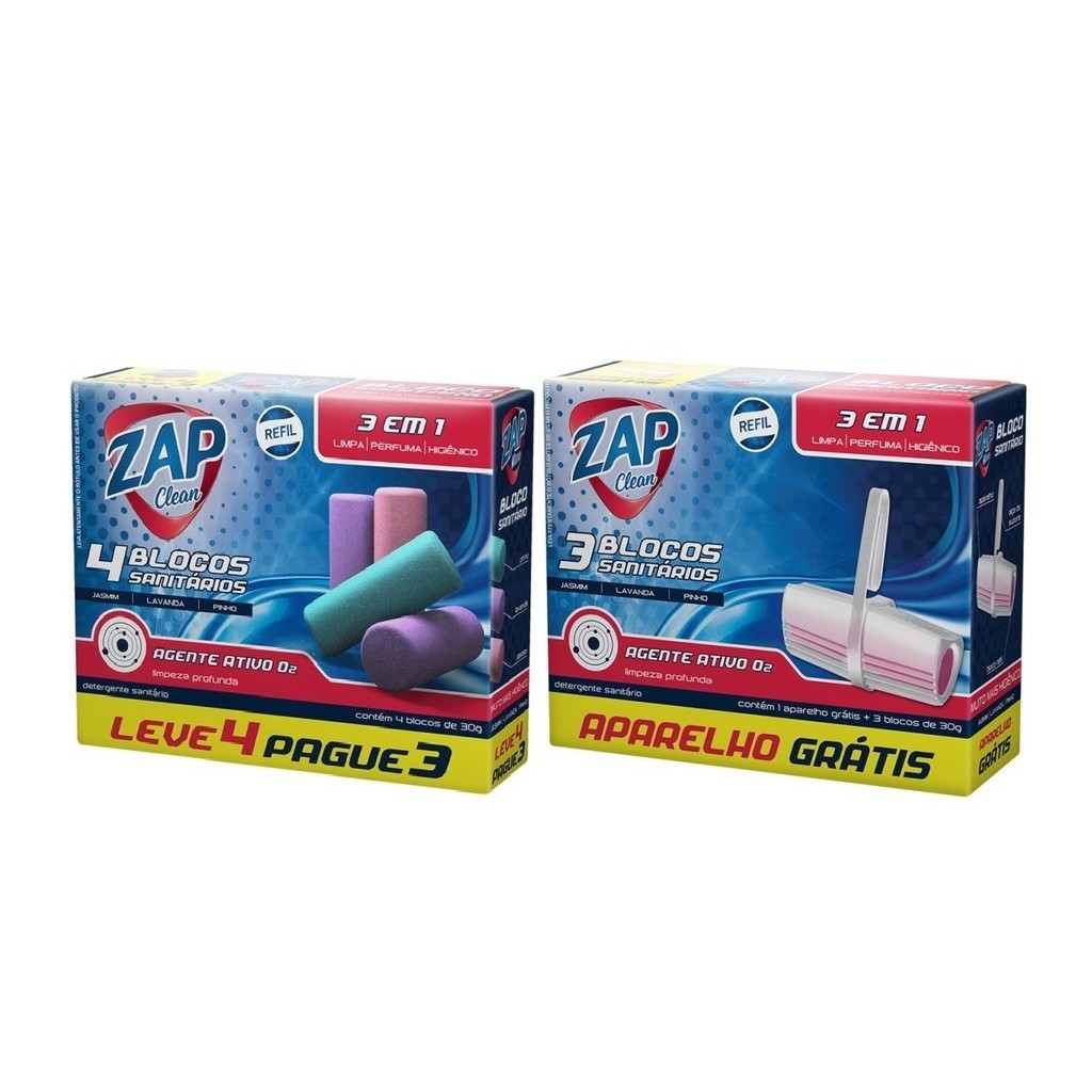 Bloco Sanitário Zap Clean | Shopee Brasil