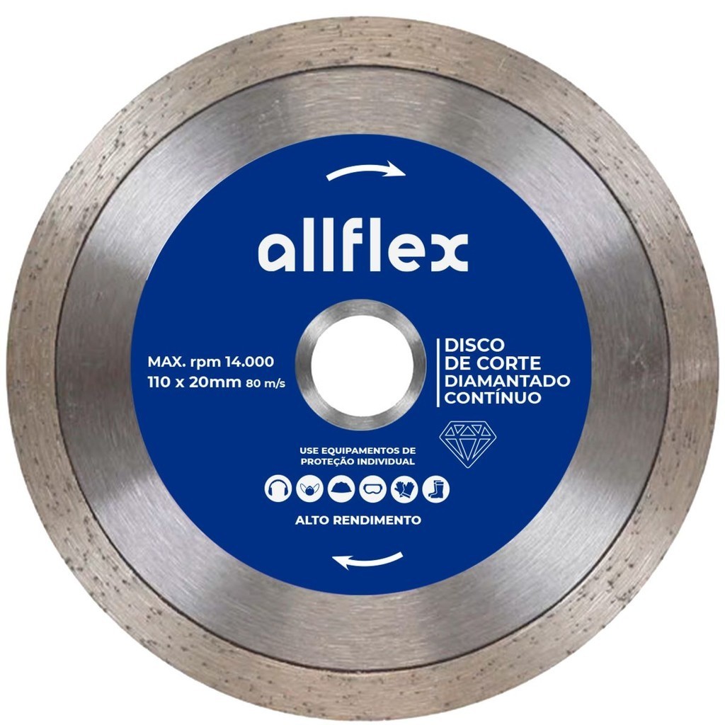 Disco Diamantado allflex Contínuo 110Mx20MM | Shopee Brasil