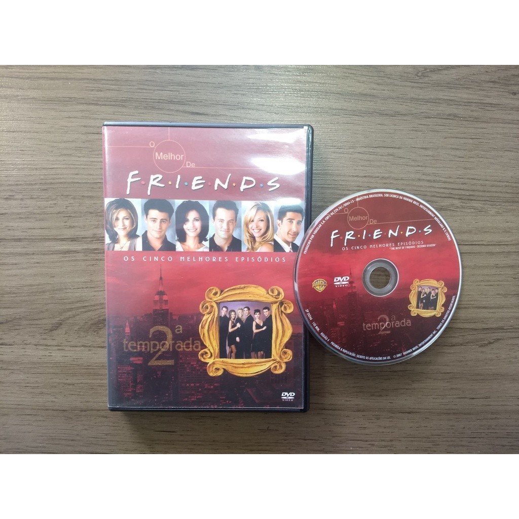 DVD FRIENDS - OS 5 MELHORES EPISODIOS DA SEGUNDA TEMPORADA - ORIGINAL ...