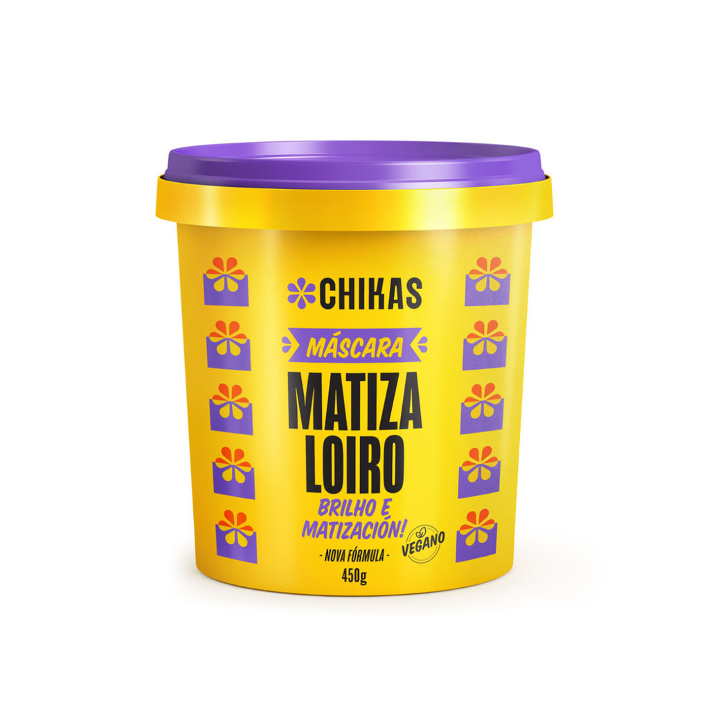 Máscara Chikas Matiza Loiro - 450g | Shopee Brasil