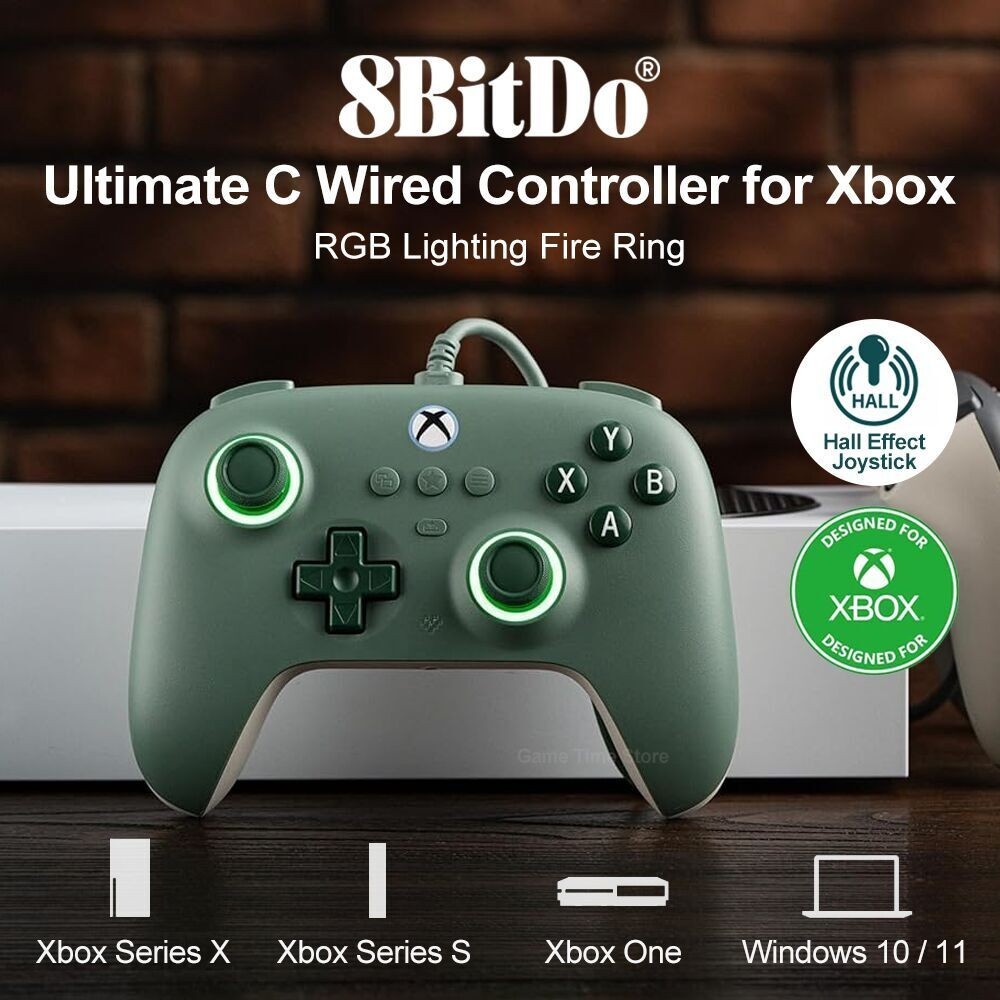 8BitDo Ultimate C Controlador De Jogos Com Fio Xbox Para Serie S X One ...