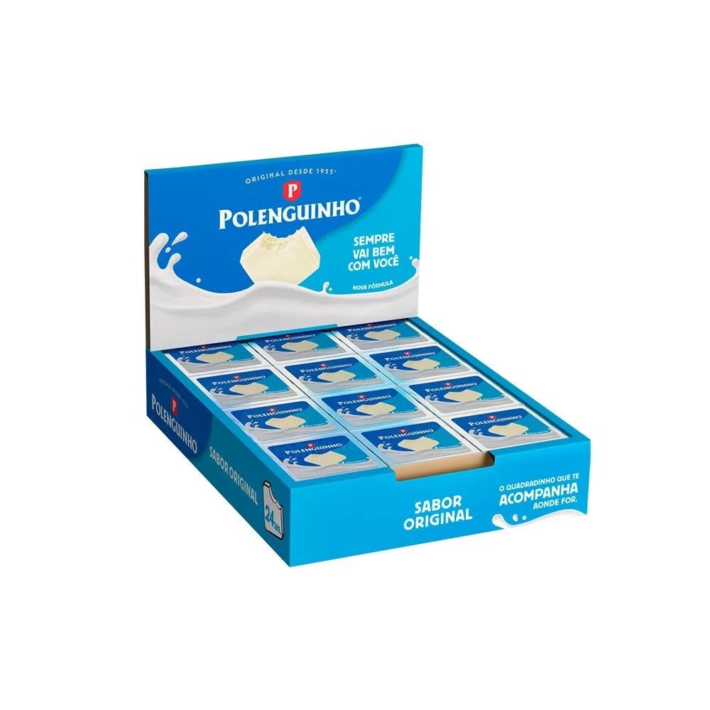 Polenguinho Tradicional 24 Unidades 408g | Shopee Brasil