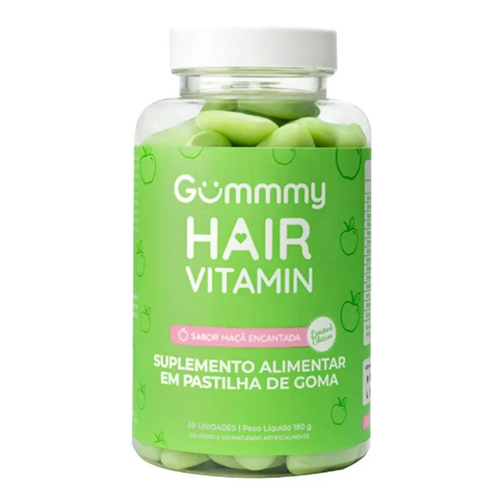 Gummy Hair Vitamina Sabor Maçã Encantada 60 Gomas - Gummy | Shopee Brasil