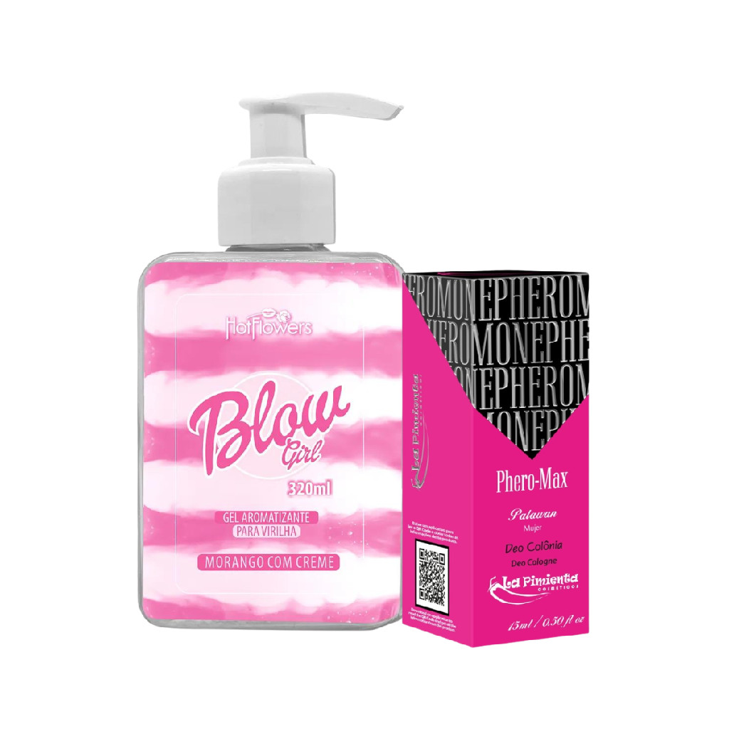 Kit Gel Creme BLOW GIRL + Perfume Phero-Max Feminino Palawan | Shopee ...