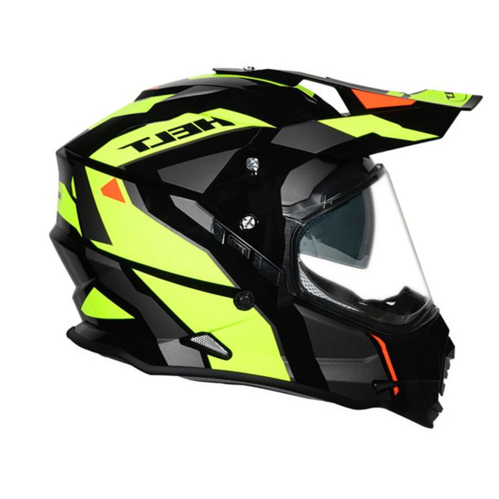 Capacete Helt Cross Vision Glass Dusty 58 C/ Viseira Antirrisco ...