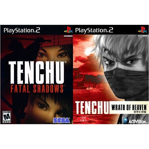 Kit Tenchu Collection Fatal Shadows + Wrath Of Heaven com 2 Jogos (PS2 ...