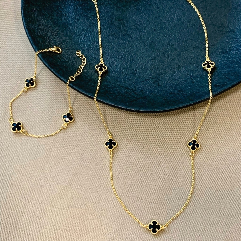 Colar Inspiração Virginia Vintage Trevo Flor Van Cleef Blogueira da ...