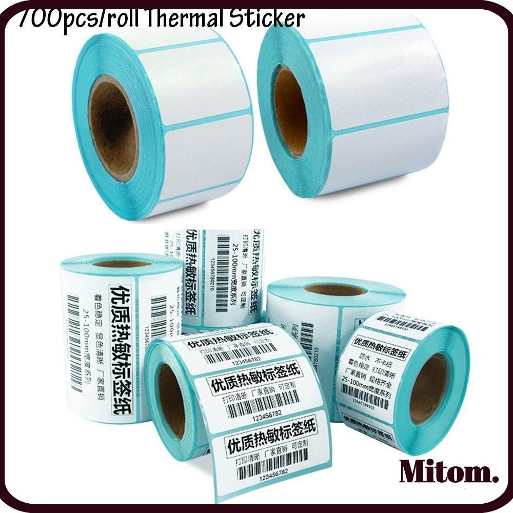 MITOM 700pcs/Roll Cartões Autocolantes Térmicos Supermercado Preço Do ...