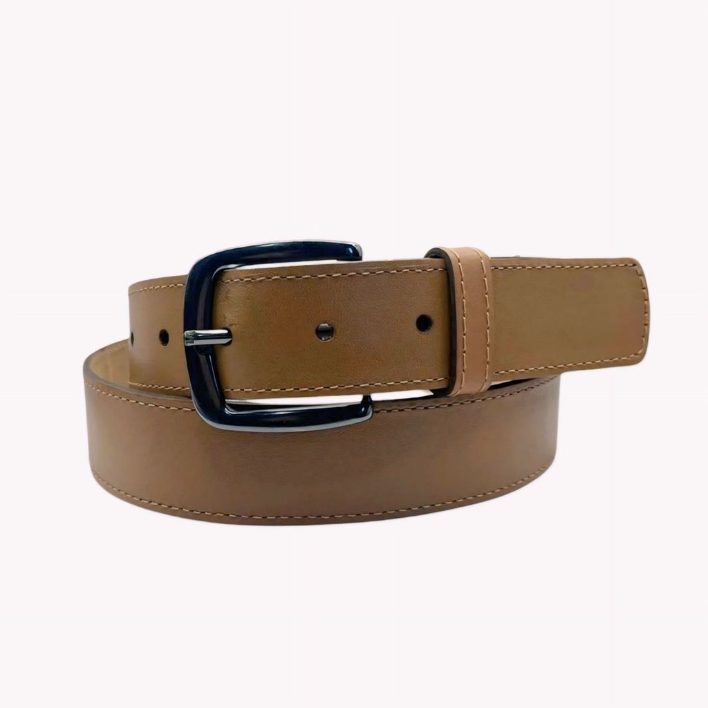 Cinto Masculino Marrom Couro Legítimo Fivela Quadrada Fumê 2 cm de ...