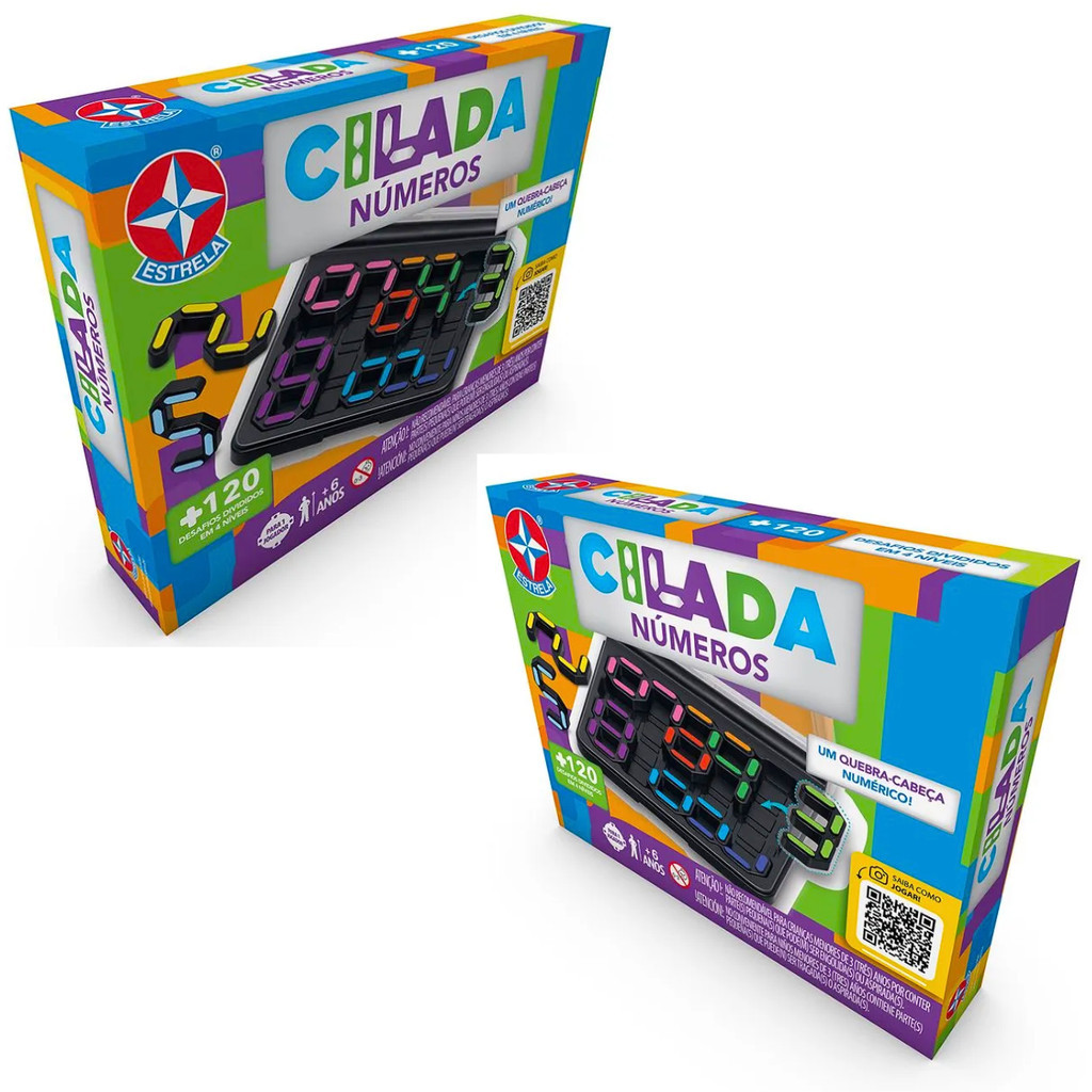 Jogo Cilada Numeros - Brinquedo Original Estrela | Shopee Brasil